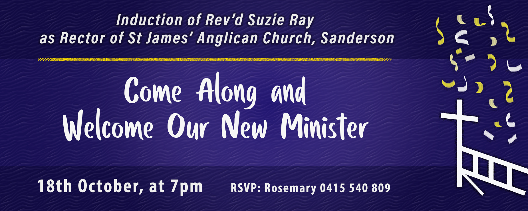 Induction of our new minister. | St James Anglican Church, Sanderson